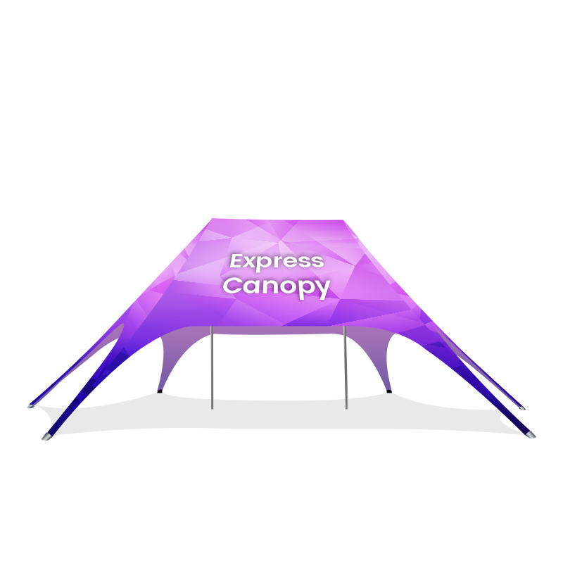 Double Pole Star Tent– Express Canopy