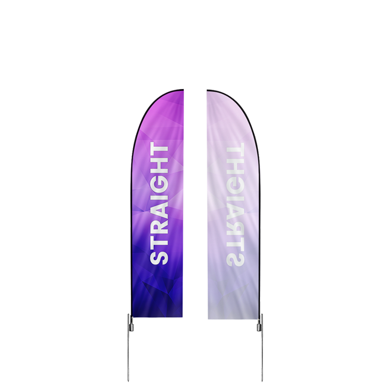 Custom Feather Straight Flag – Express Canopy