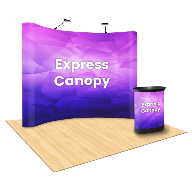 10ft Pop Up Display | Custom Pop-Up Display | Express Canopy