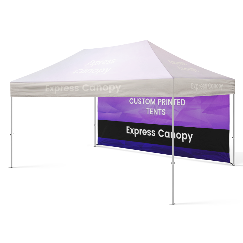 10x15 Printed Full Wall Single Side | Express Canopy