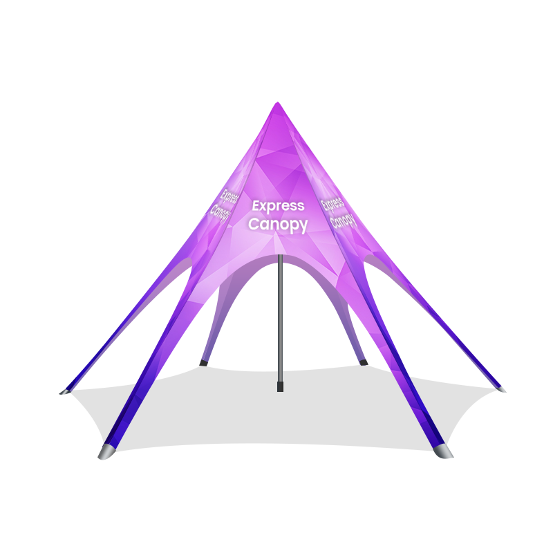 Single Pole Star Tent– Express Canopy