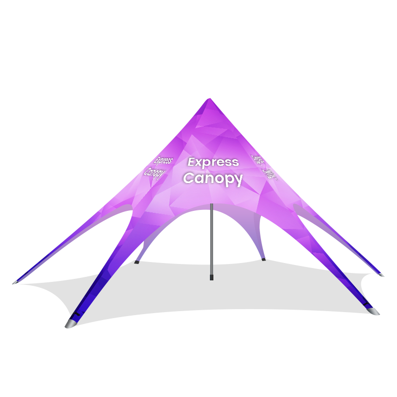Single Pole Star Tent – Express Canopy