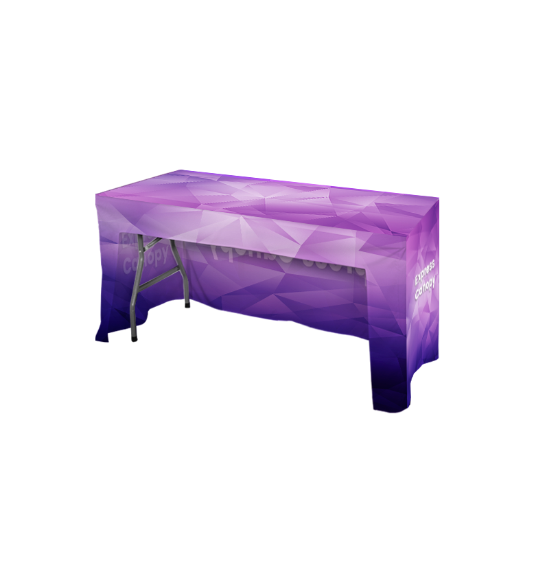 Custom Printed Fitted Custom Color Table Cover– Express Canopy