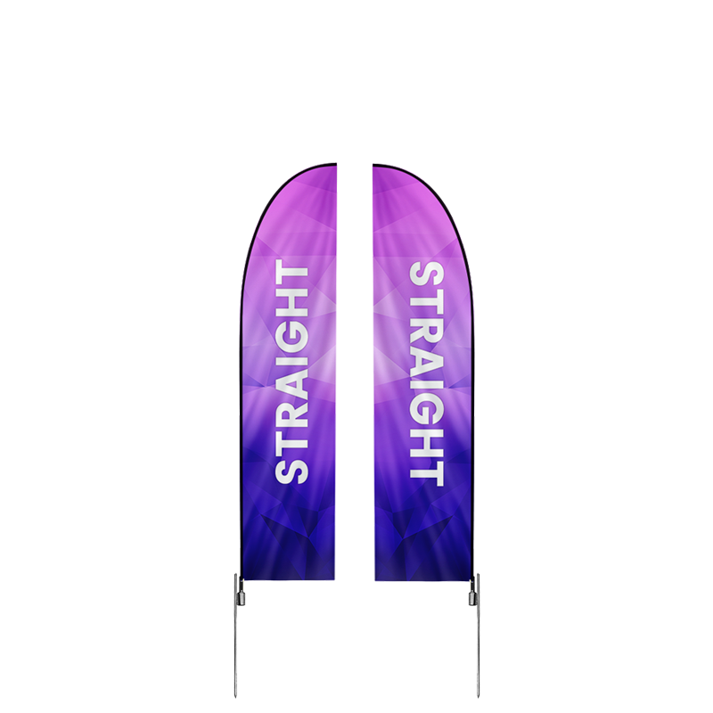 Custom Feather Straight Flag – Express Canopy
