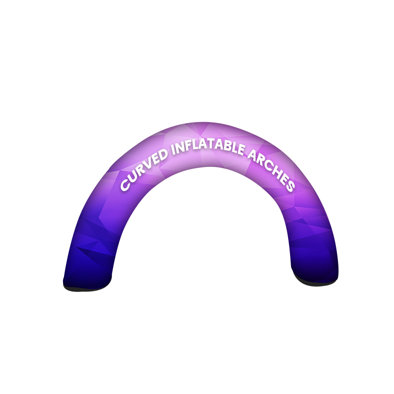 Custom Printed Curved Inflatable Arches– Express Canopy