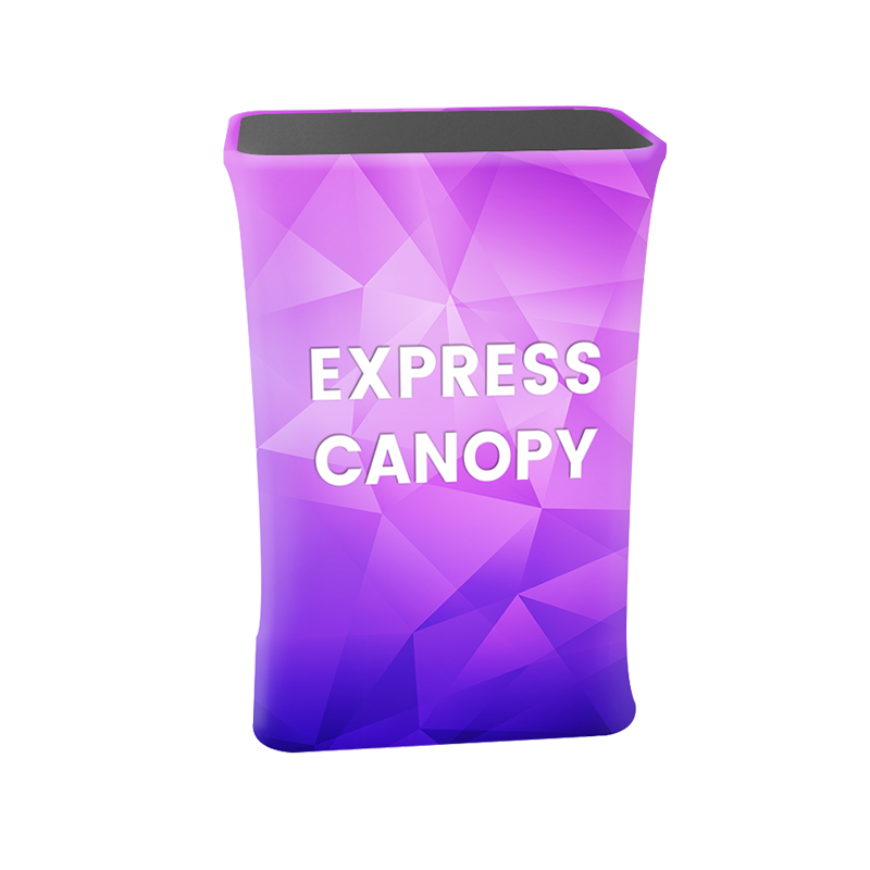 Square Tension Fabric Display Counter– Express Canopy