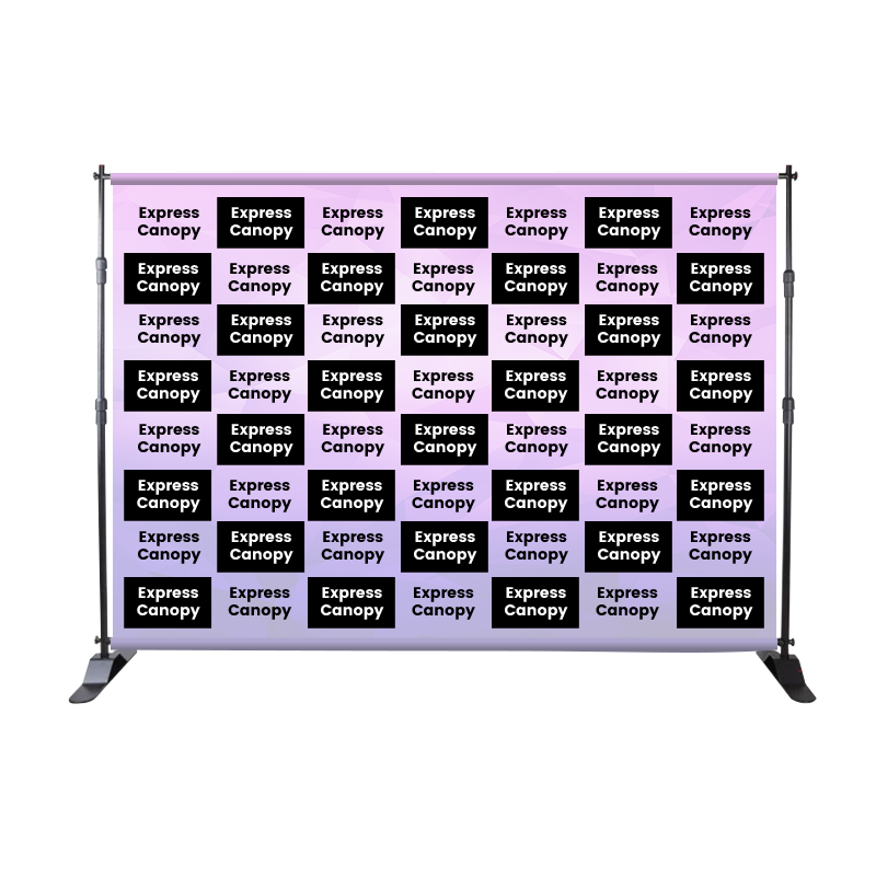 Custom Printed Step and Repeat Backdrop – Express Canopy